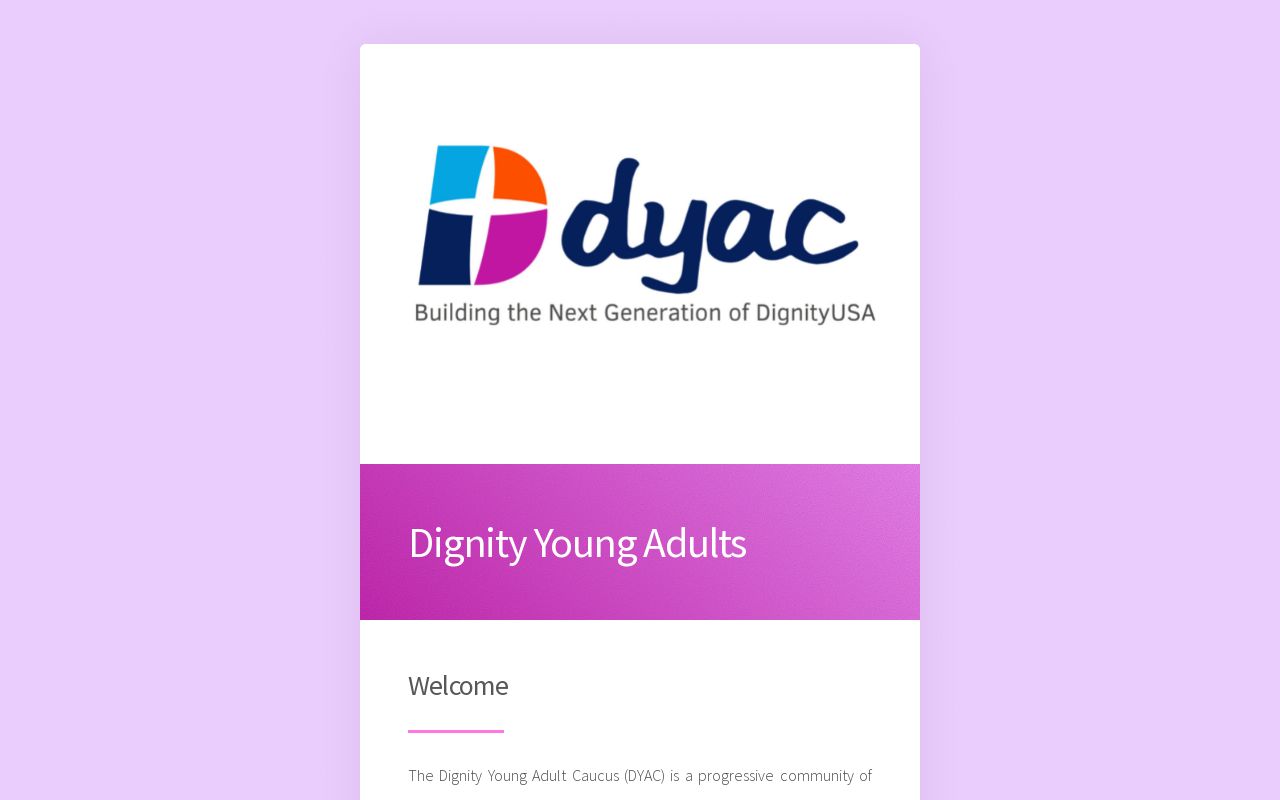 DYAC | Dignity Young Adults